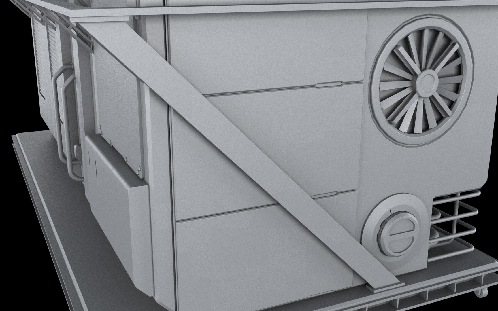 Sci-Fi Generator 3D Model - TurboSquid 2047275