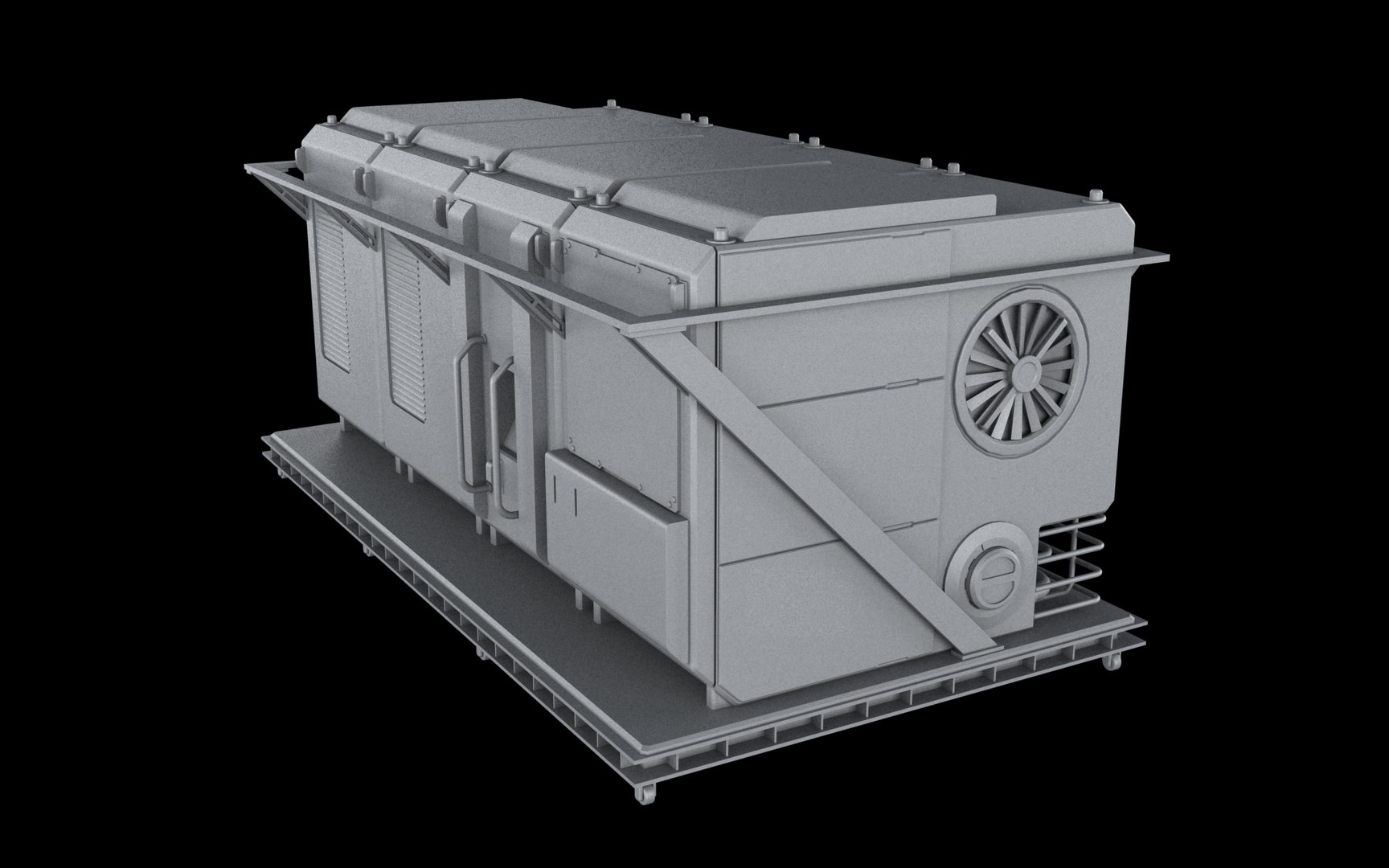 Sci-Fi Generator 3D Model - TurboSquid 2047275