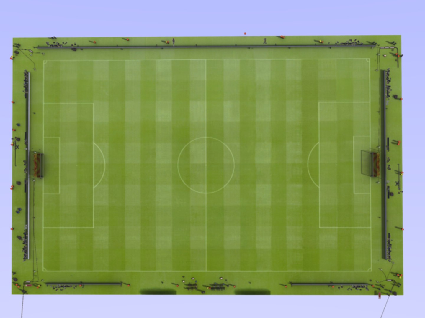 3D model template soccer pes staff - TurboSquid 1622045