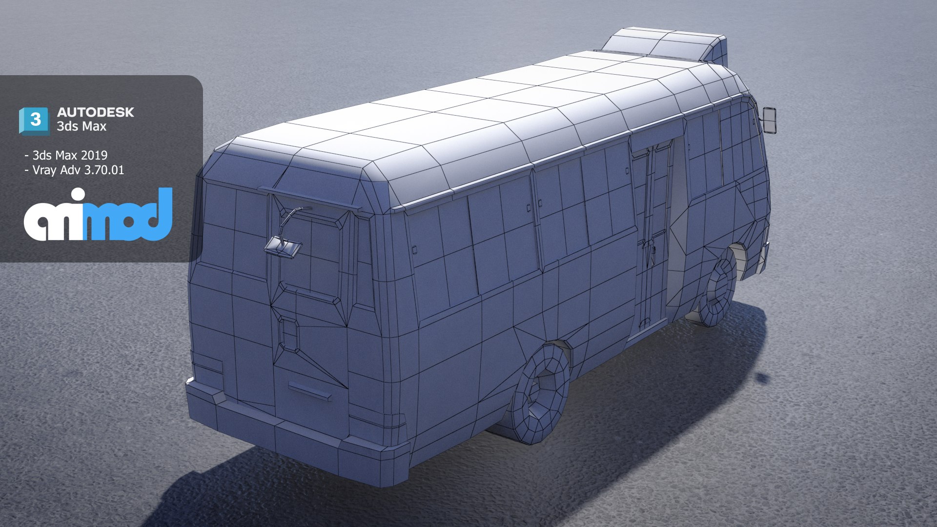 3D Model HK Van Left-Hand Drive 002 - TurboSquid 2289368