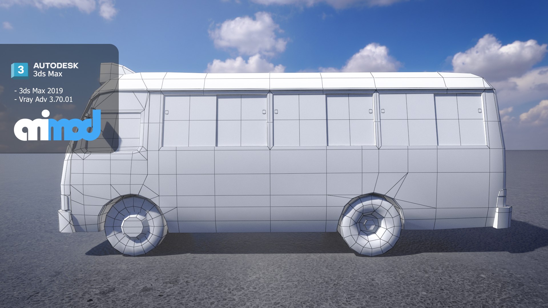 3D Model HK Van Left-Hand Drive 002 - TurboSquid 2289368