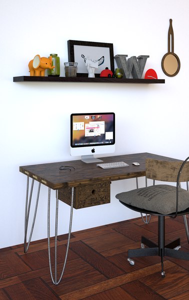 Free Office Desk 3D Models for Download | TurboSquid