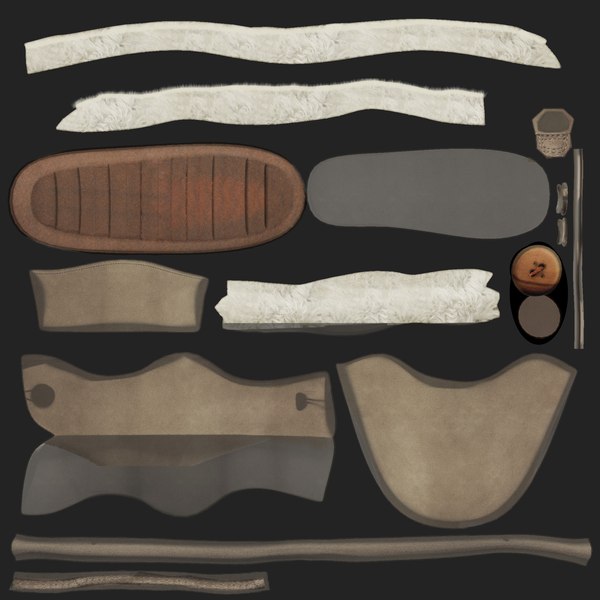 3D Short Ugg Boots model - TurboSquid 1931743