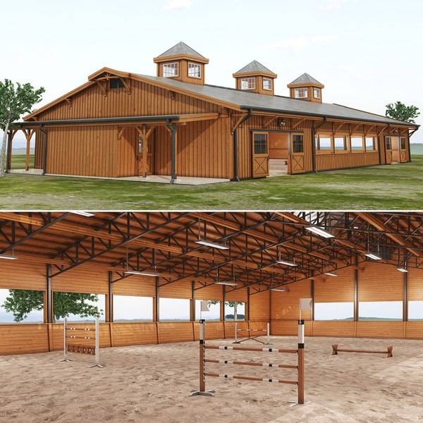 Riding Hall 3D Models for Download | TurboSquid