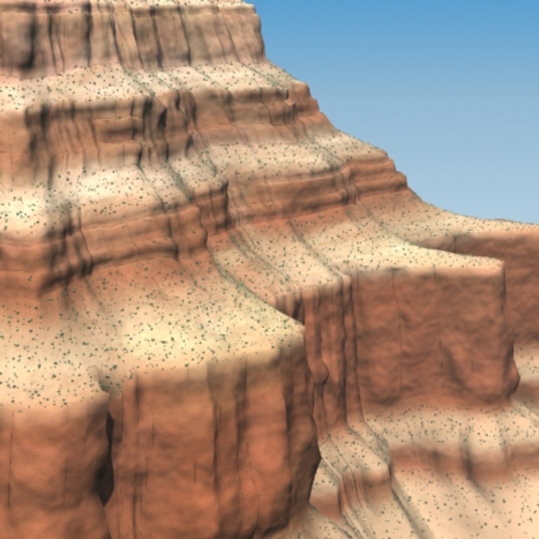 Canyon Modeled 3d Model