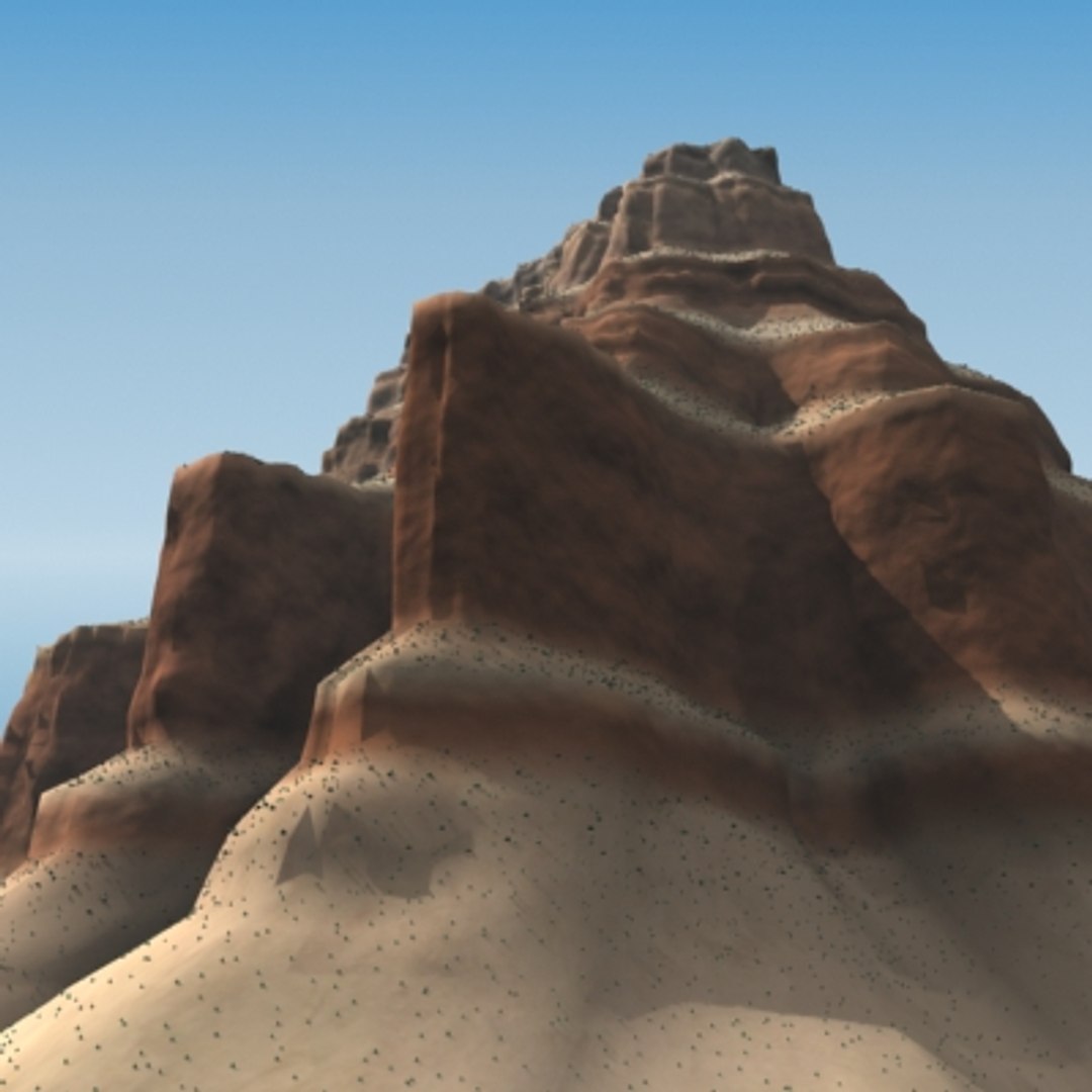 Canyon Modeled 3d Model