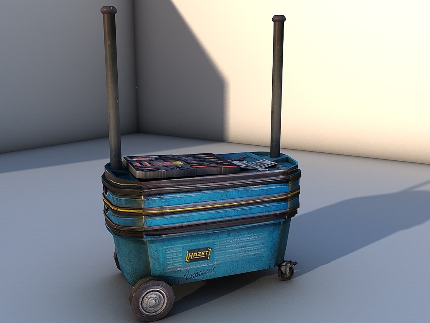 3D Tool Trolley - TurboSquid 1522353