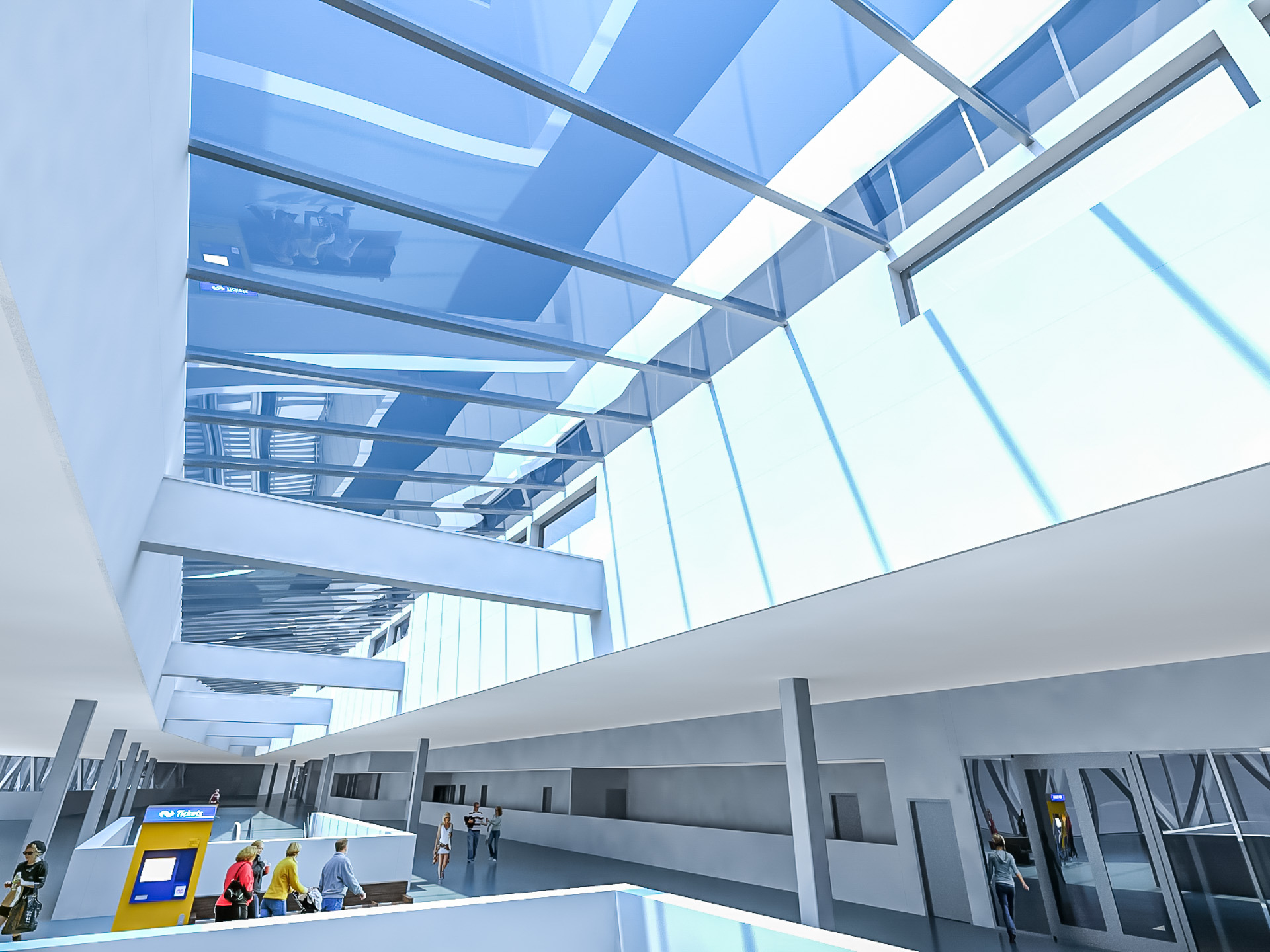 Port Terminal Building 3D - TurboSquid 1751376