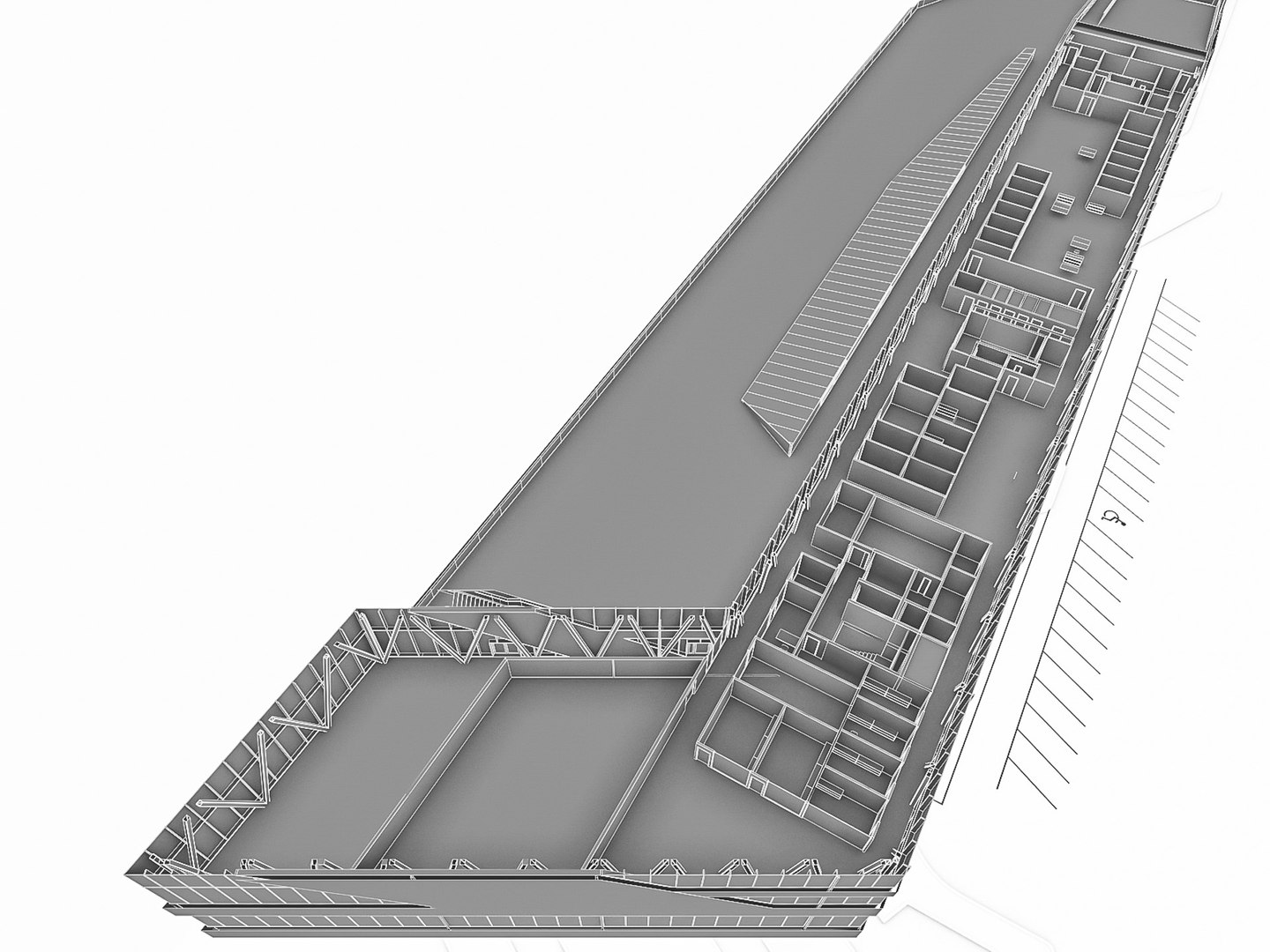 Port Terminal Building 3D - TurboSquid 1751376