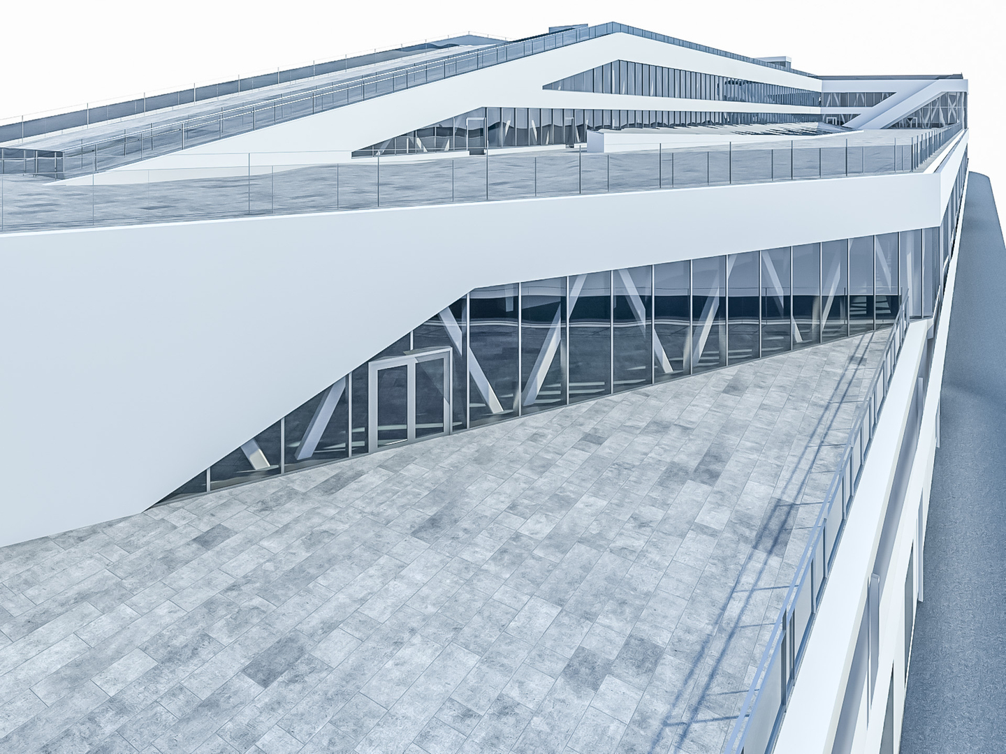 Port Terminal Building 3D - TurboSquid 1751376