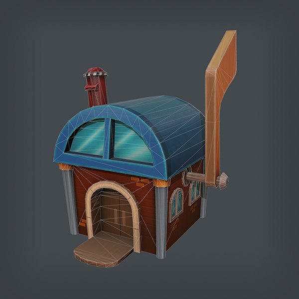 3D Mailbox House - TurboSquid 1745996