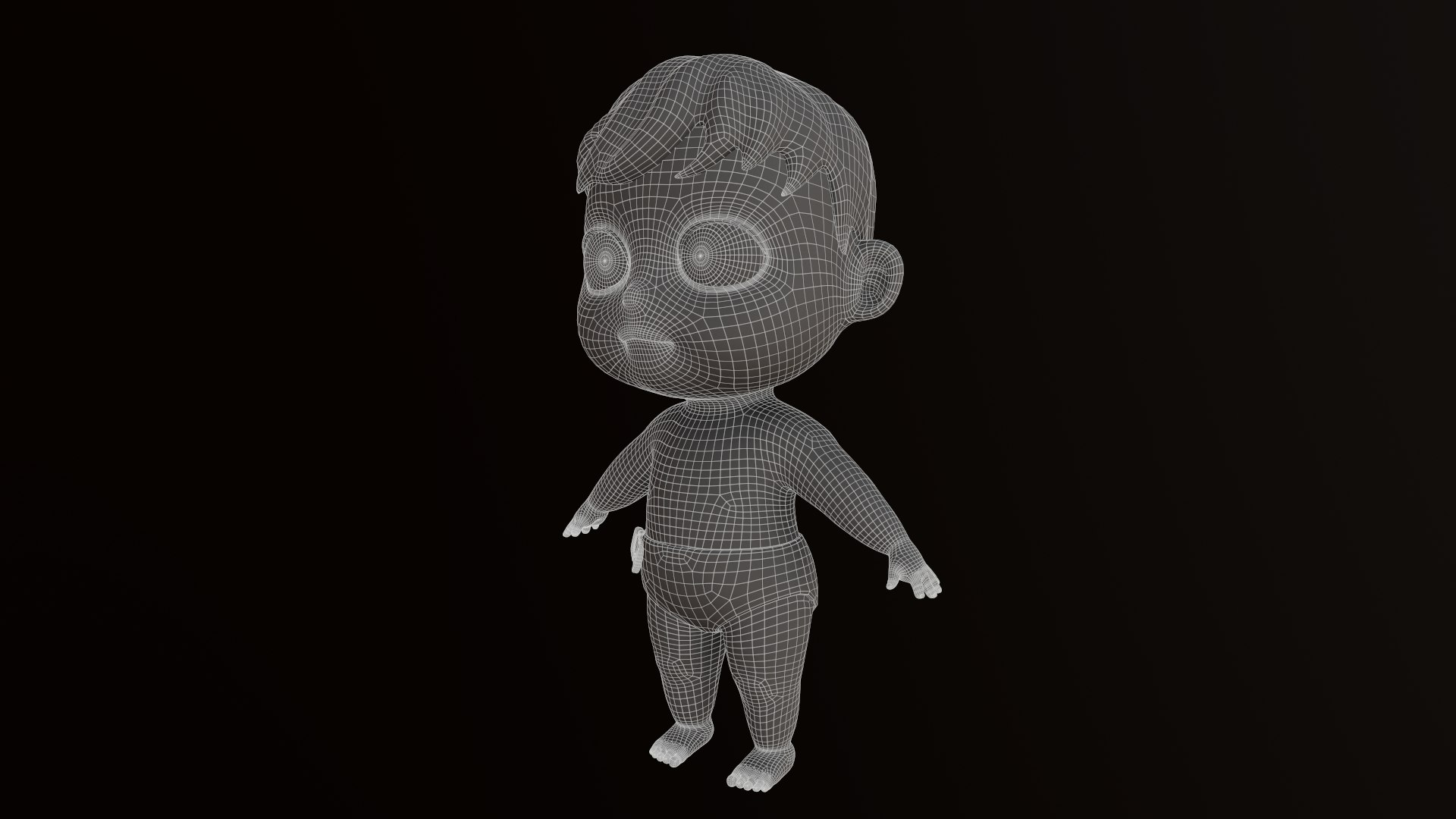 Character Baby Boy Rig 3D Model - TurboSquid 1394208