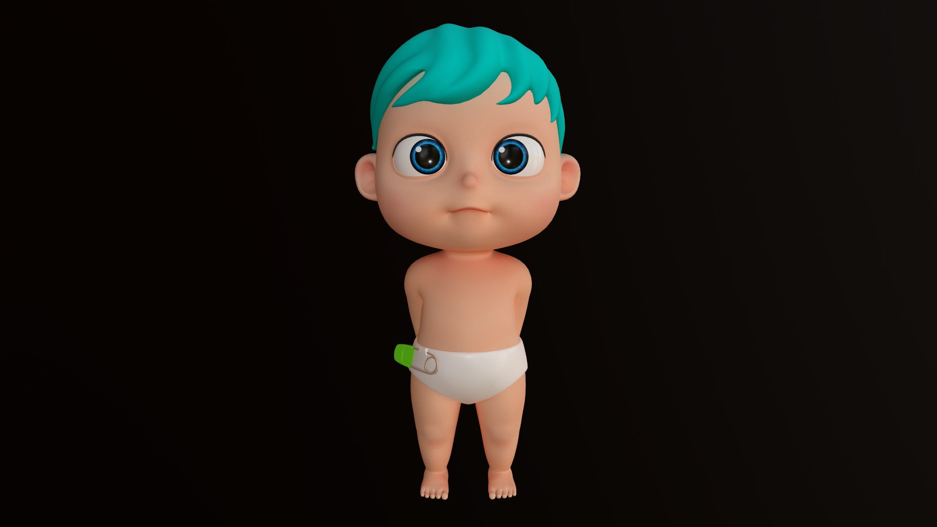 Character Baby Boy Rig 3D Model - TurboSquid 1394208