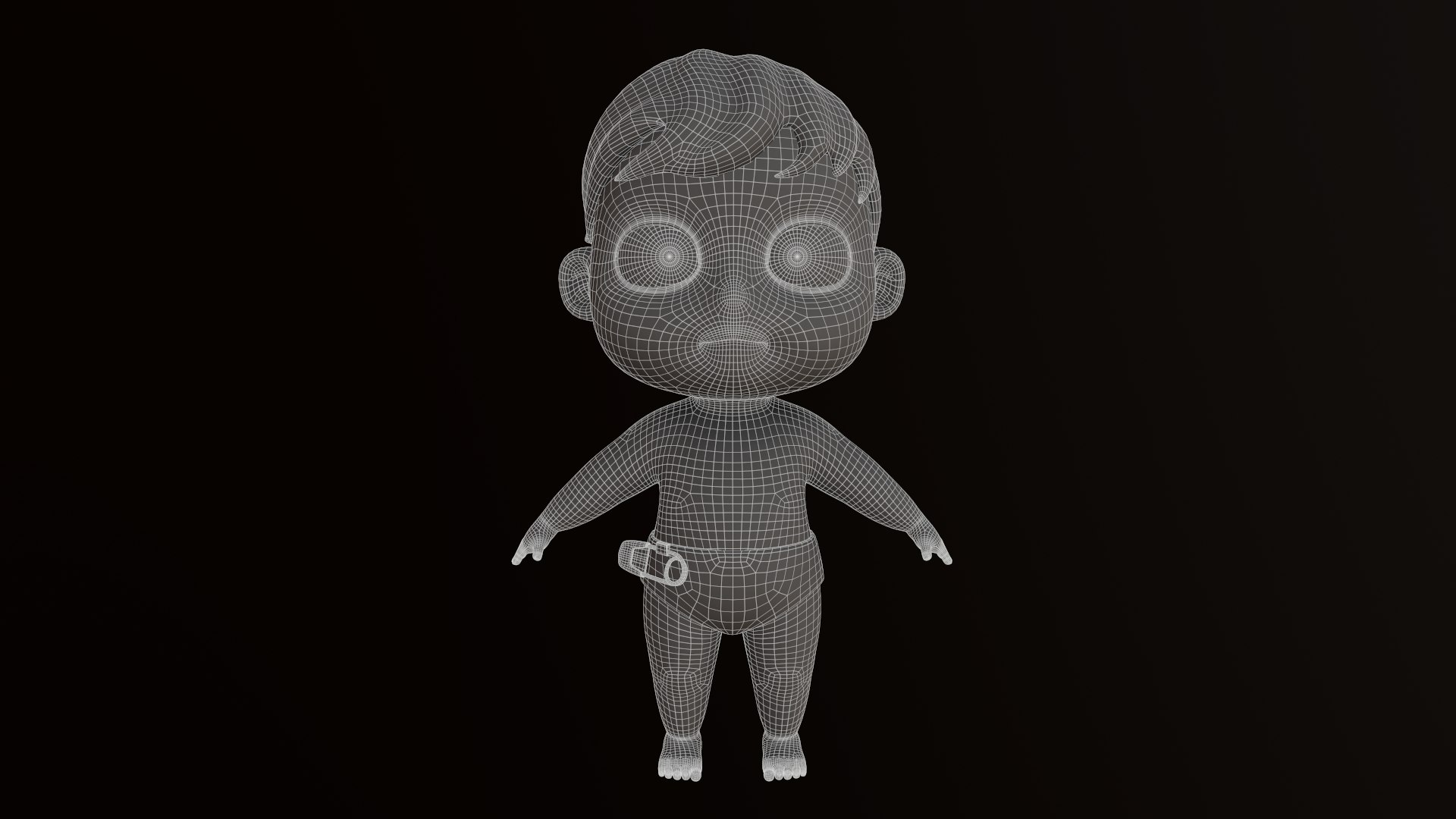 Character Baby Boy Rig 3D Model - TurboSquid 1394208