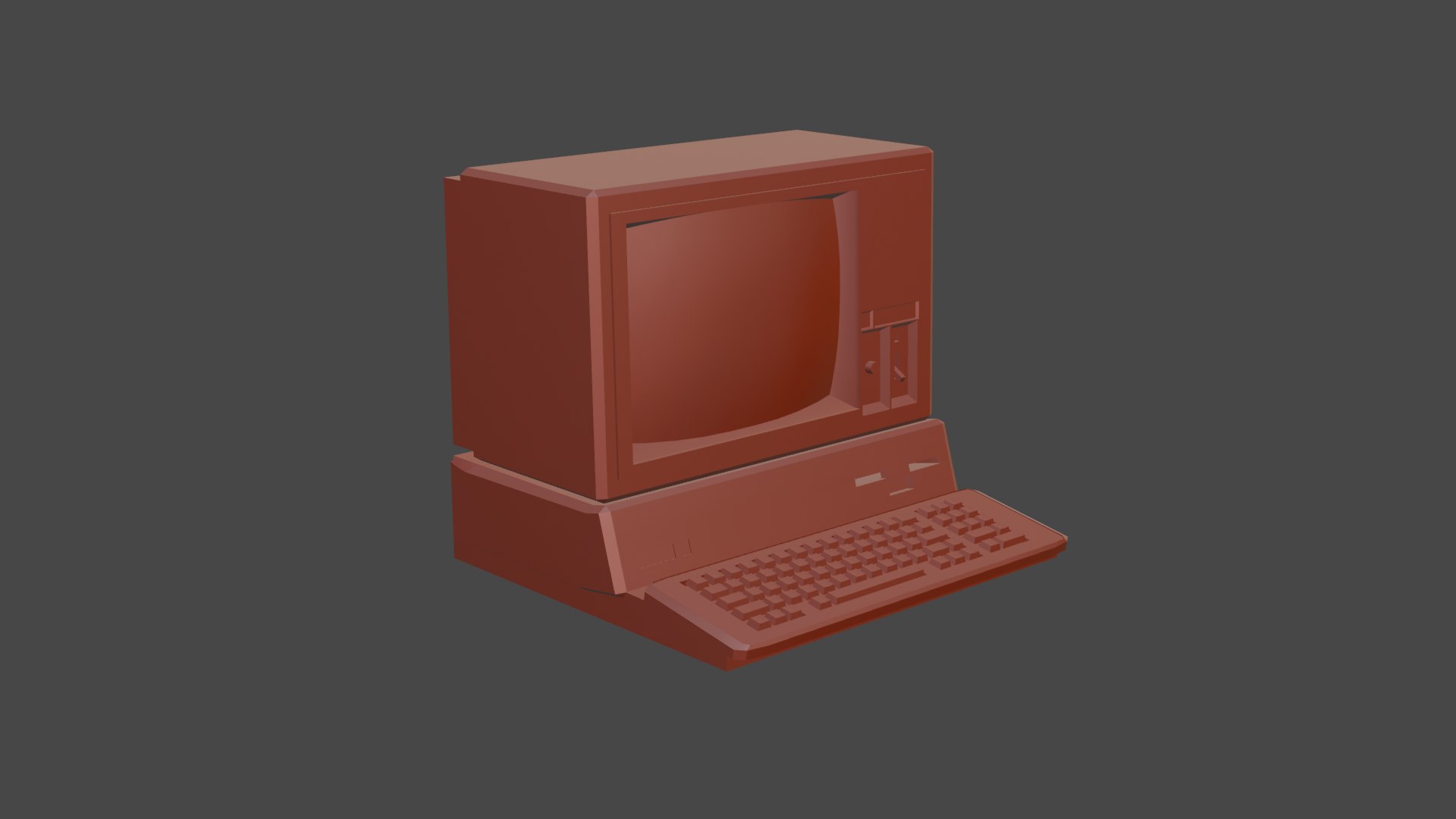 3D Apple 3 Computer - PBR Game Ready Model Low-poly 3D Model ...