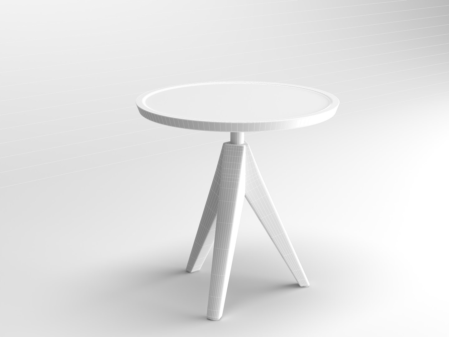 3D Circle Table Model - TurboSquid 2241295