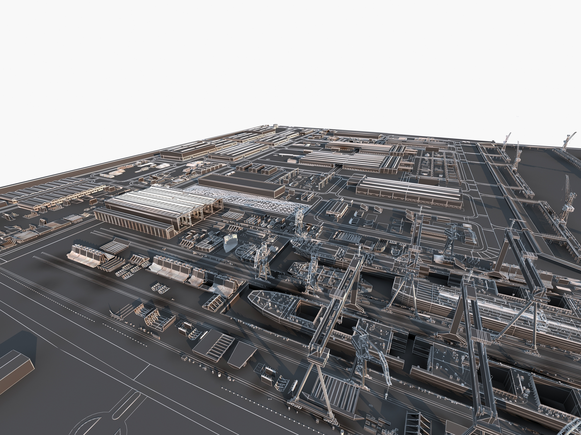 Ship shipyard 3D model - TurboSquid 1385639