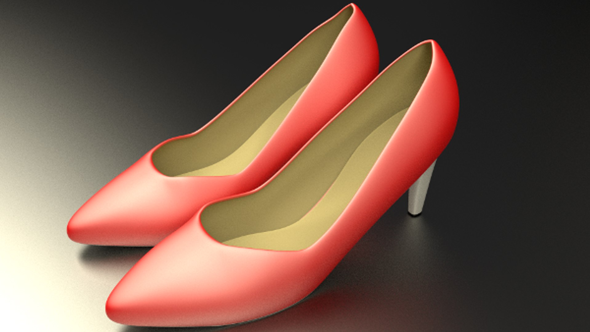 Heel shoes 3D model - TurboSquid 1260586