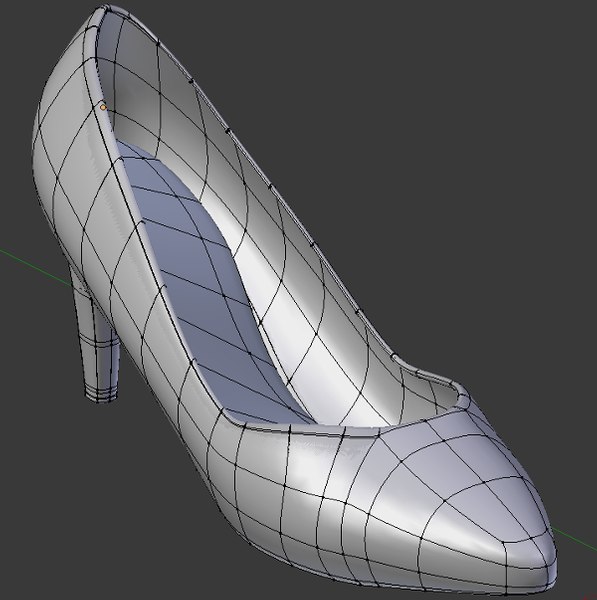 Heel shoes 3D model - TurboSquid 1260586