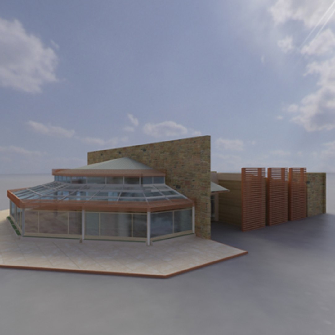 3d Model Multi Purpose Building