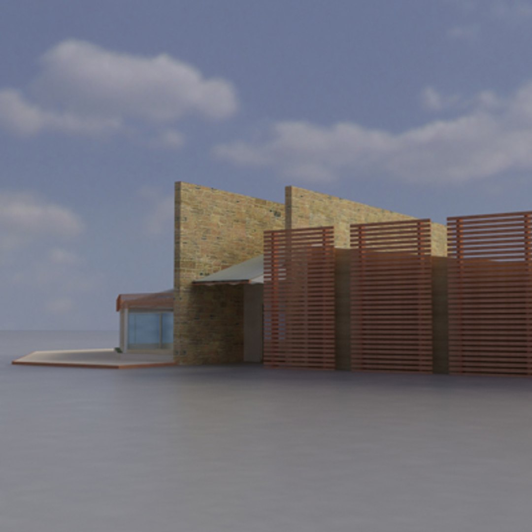 3d Model Multi Purpose Building