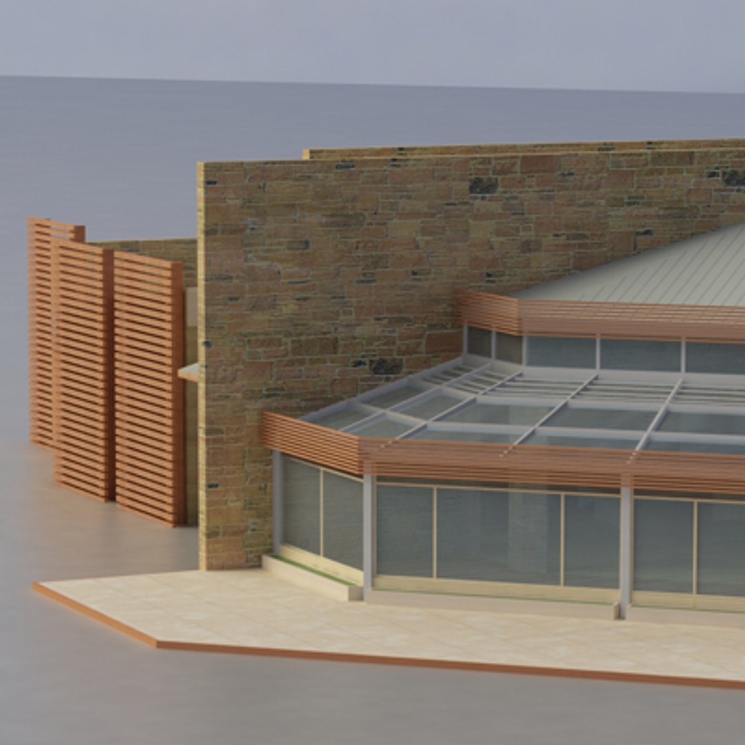 3d Model Multi Purpose Building