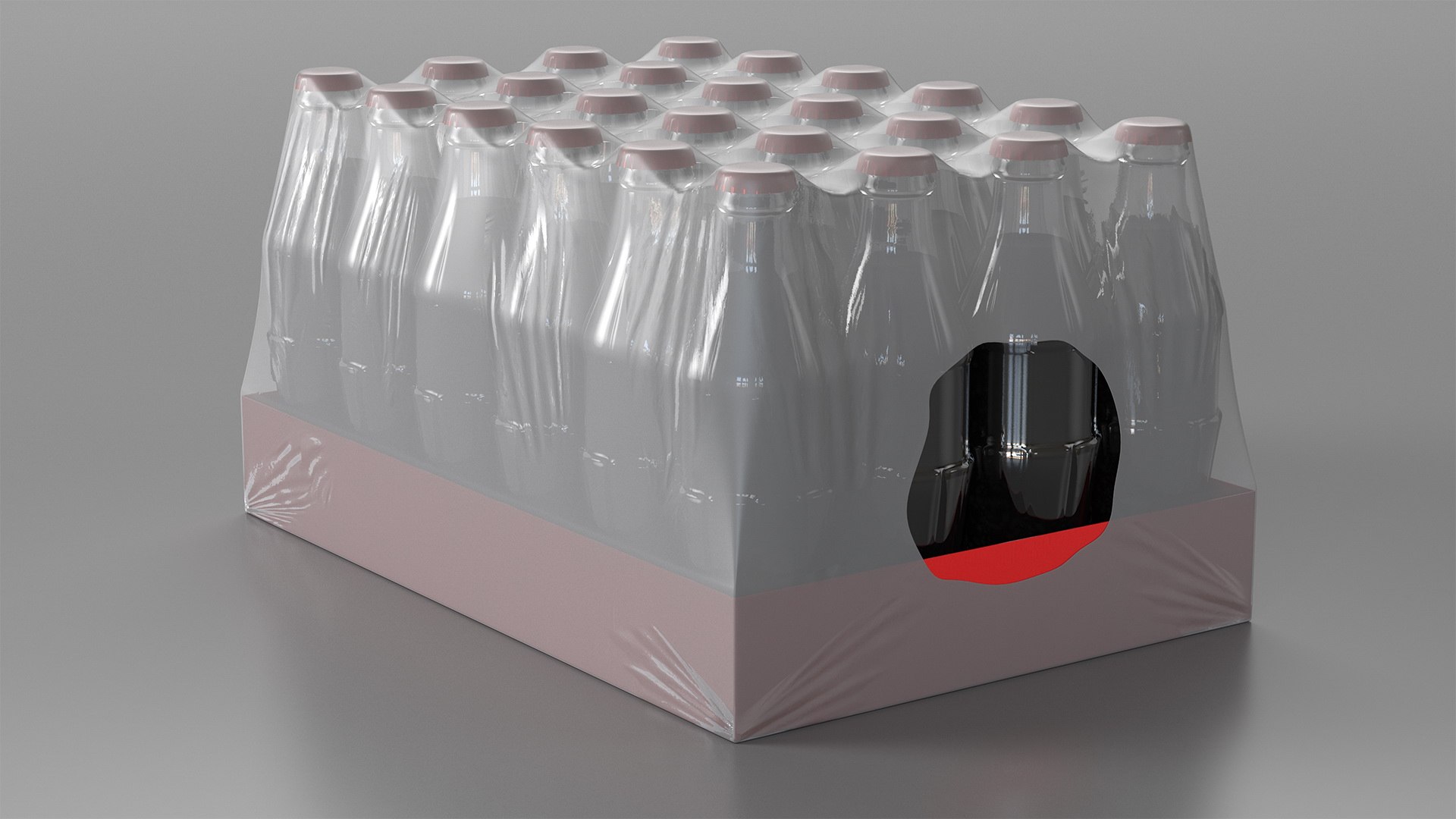 3D 24 soda glass bottle model - TurboSquid 1450985