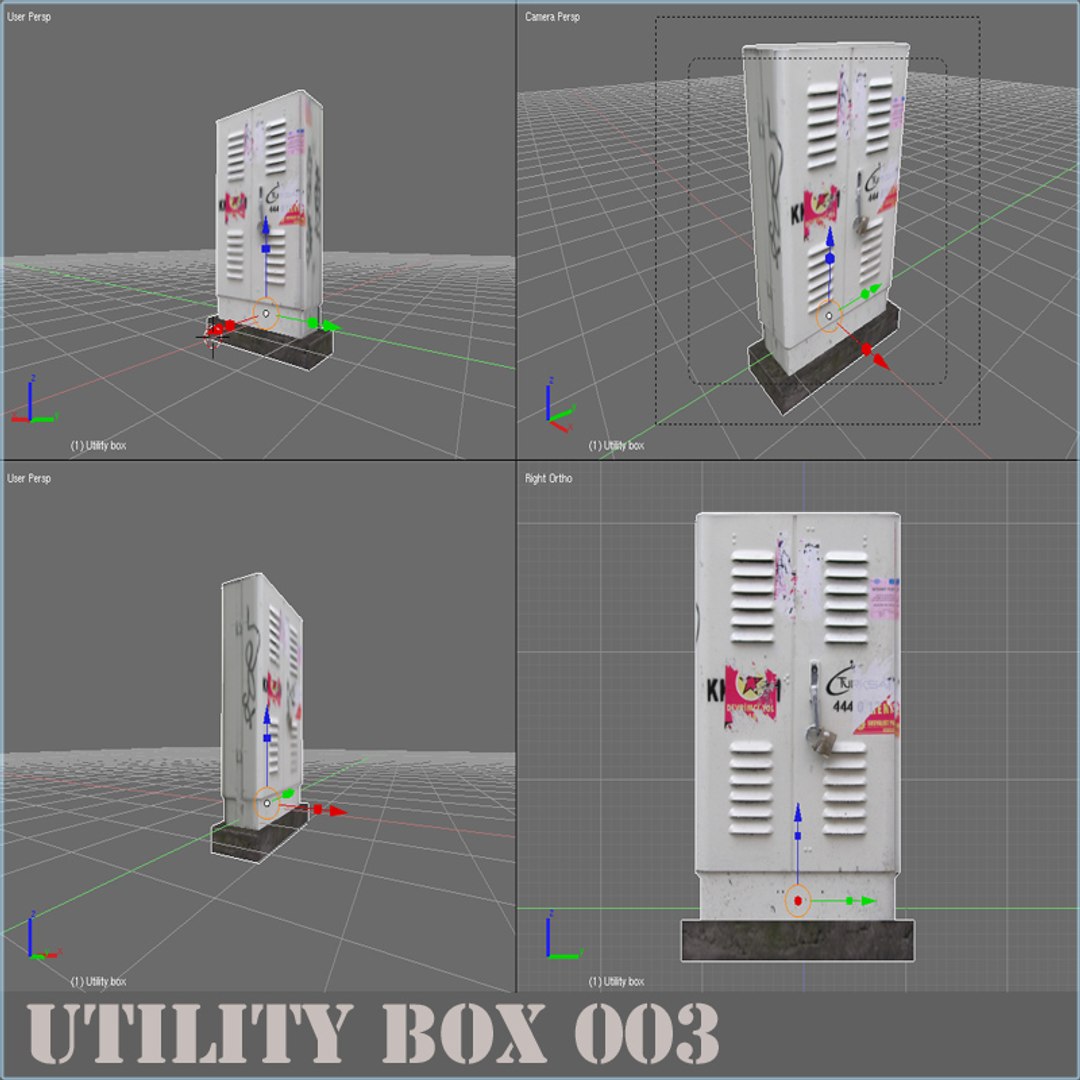 3d Box Utility Model