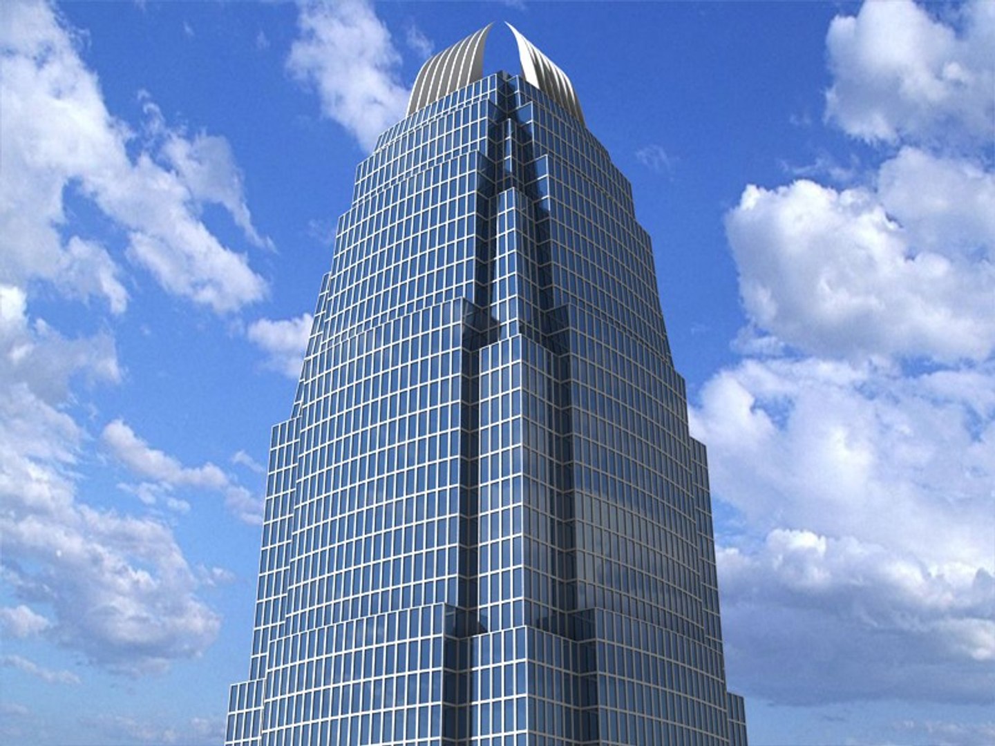 3d International Finance Centre Skyscrapers Model