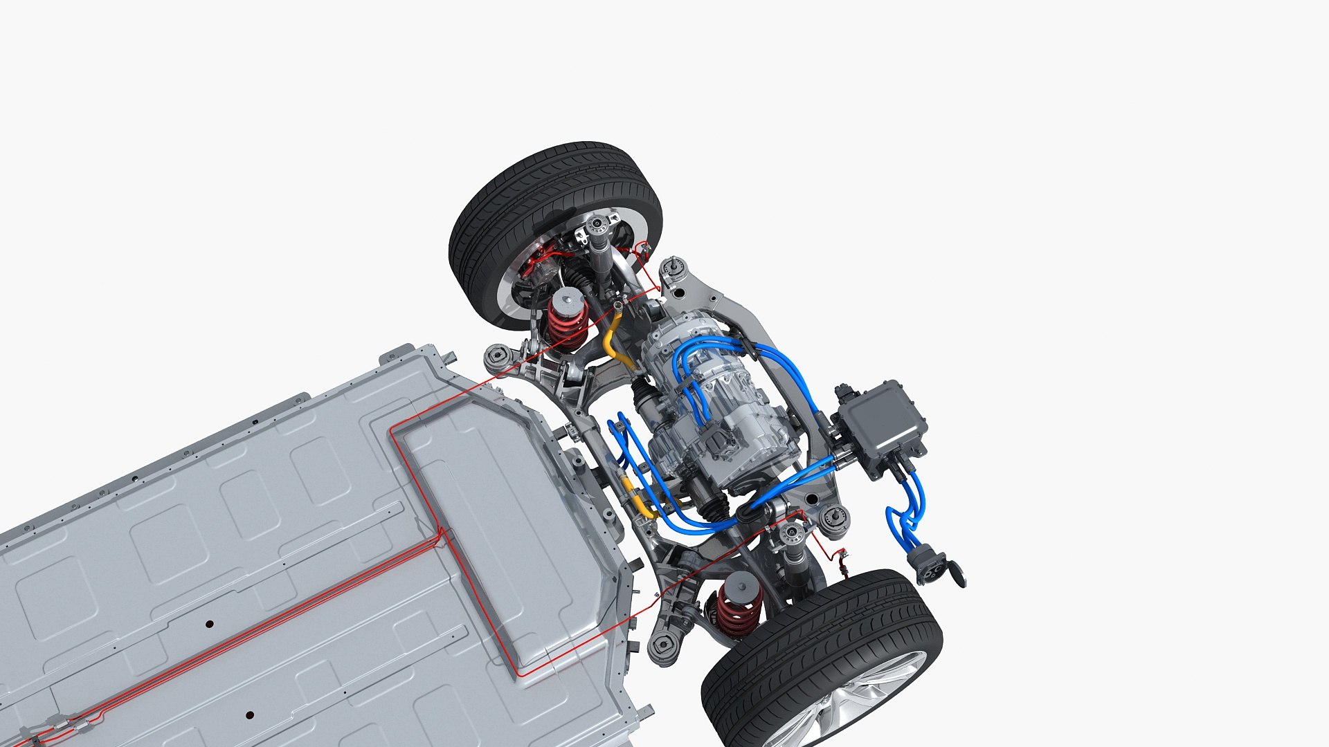 Electric Chassis X-ray Model - TurboSquid 2038423