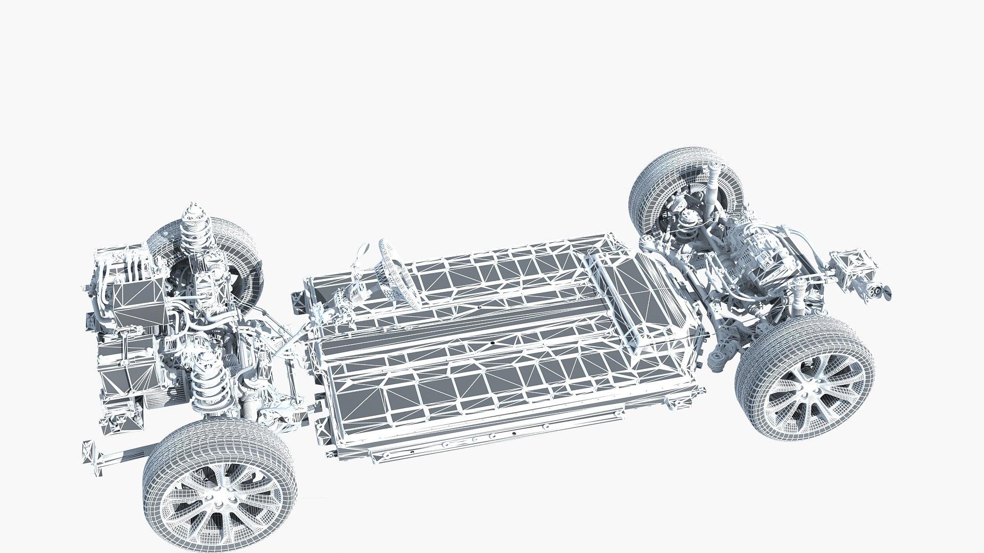 Electric Chassis X-ray Model - TurboSquid 2038423