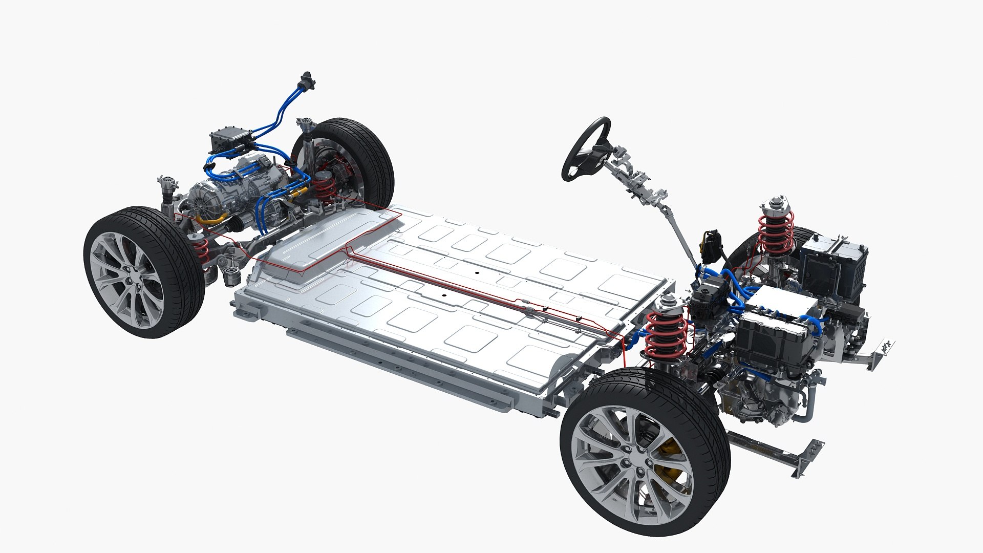 Electric Chassis X-ray Model - TurboSquid 2038423