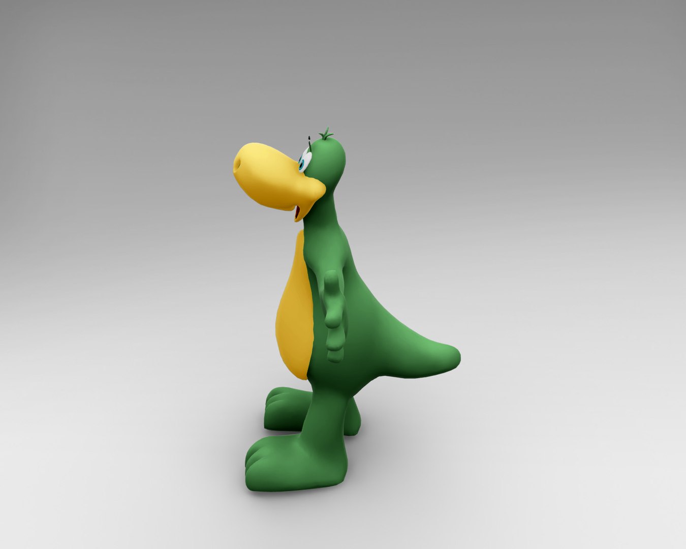 3D Dinosaur Cartoon Character Model - TurboSquid 1198549