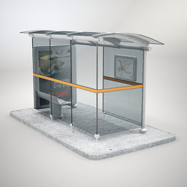 maya modern bus stop