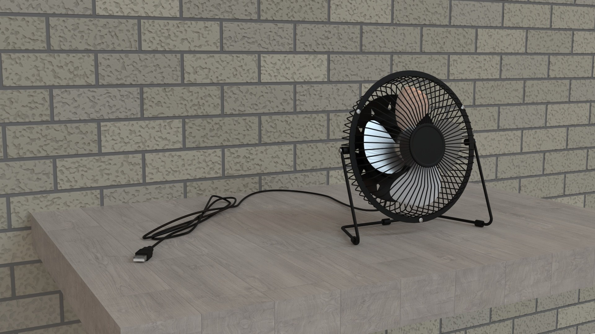 Table Little Fan 3d Model 3D Model - TurboSquid 1954424
