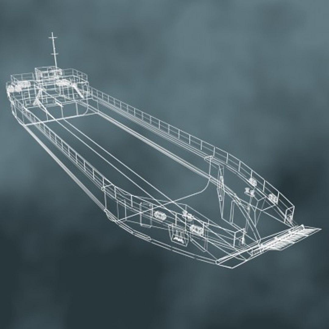 Lcm Landing Craft Mechanized 3d Model