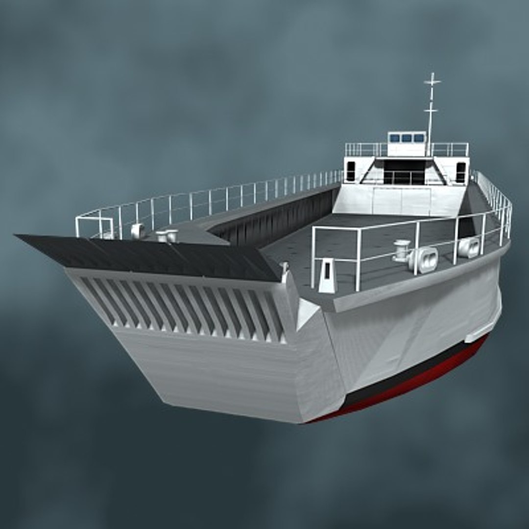 Lcm Landing Craft Mechanized 3d Model