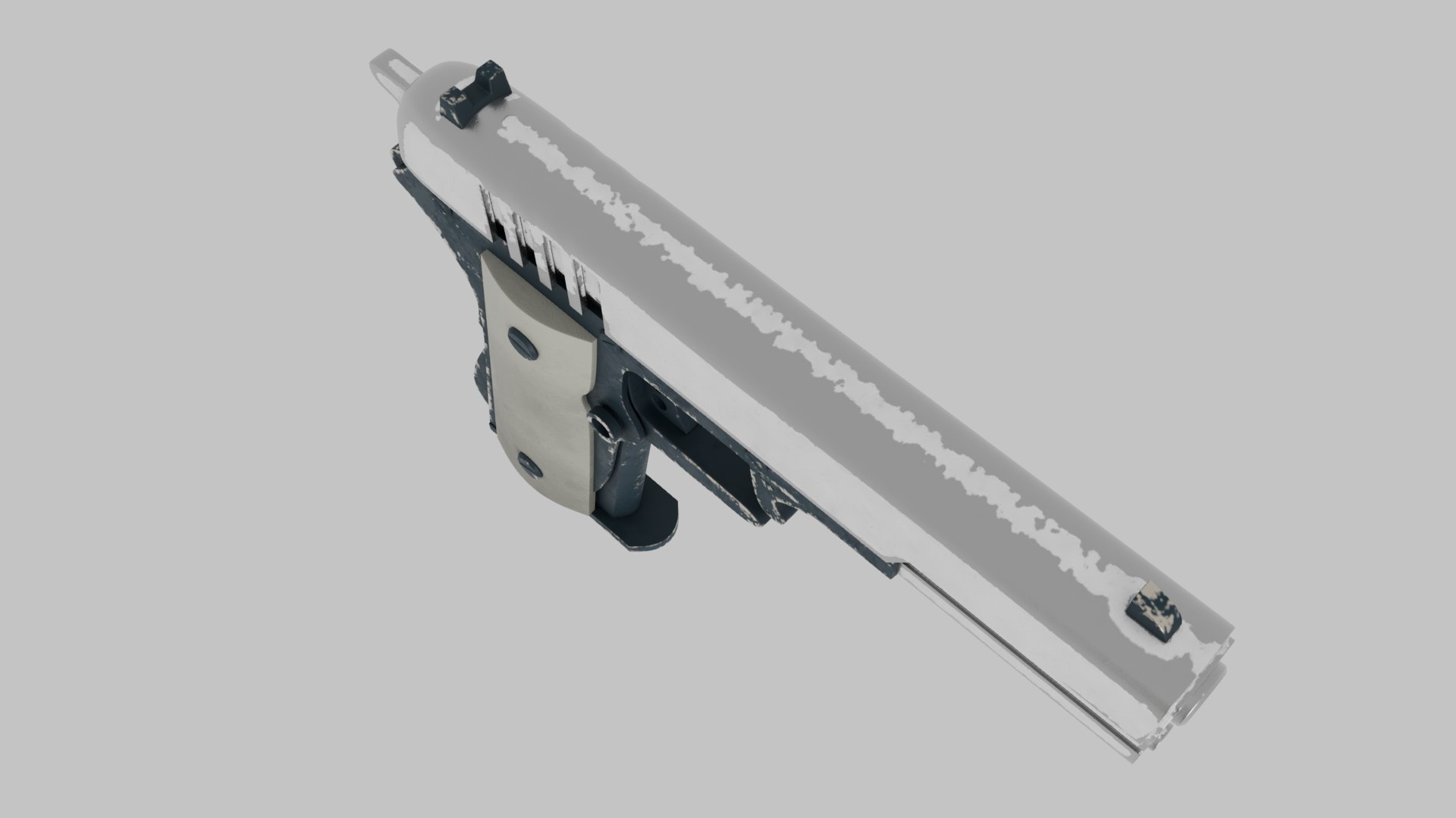 3D Model The Punisher And Wolfwood Gun From Trigun Anime - TurboSquid ...