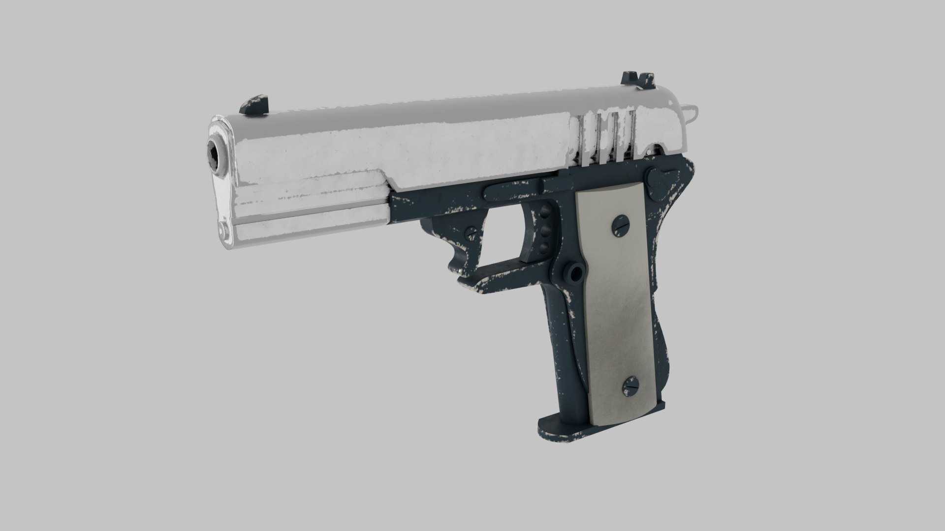 3D Model The Punisher And Wolfwood Gun From Trigun Anime - TurboSquid ...