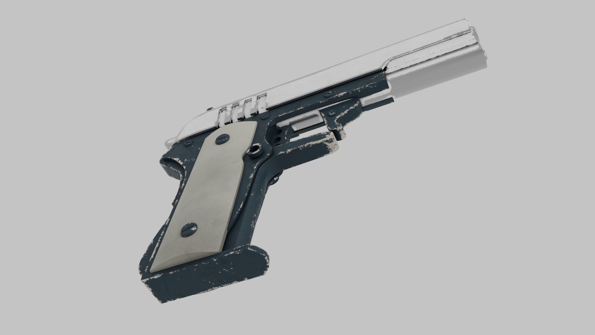 3D Model The Punisher And Wolfwood Gun From Trigun Anime - TurboSquid ...