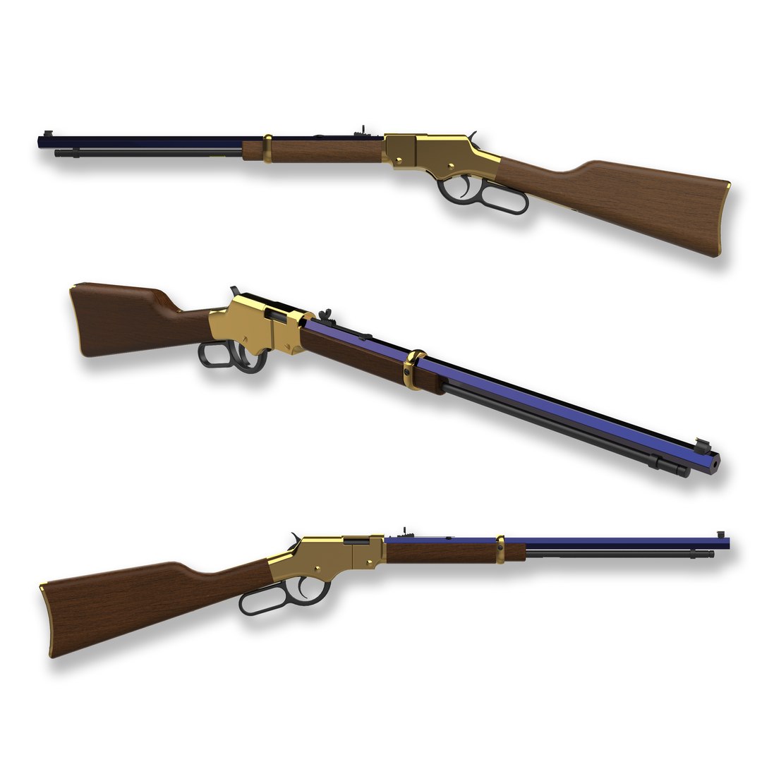 Henry Rifle Model - TurboSquid 1327623