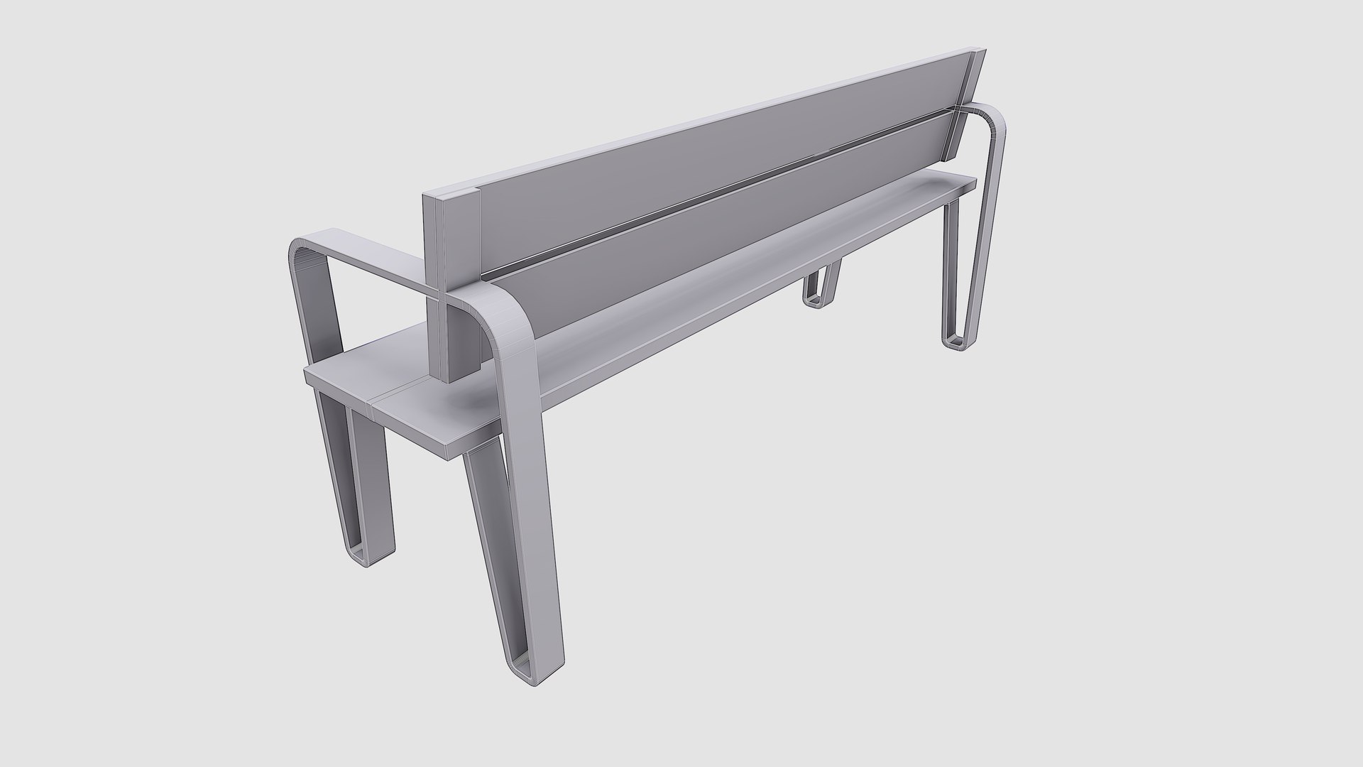 Bench 7 With PBR 4K 8K 3D - TurboSquid 1843491