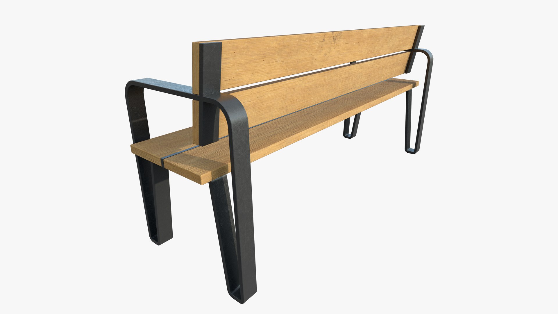 Bench 7 With PBR 4K 8K 3D - TurboSquid 1843491
