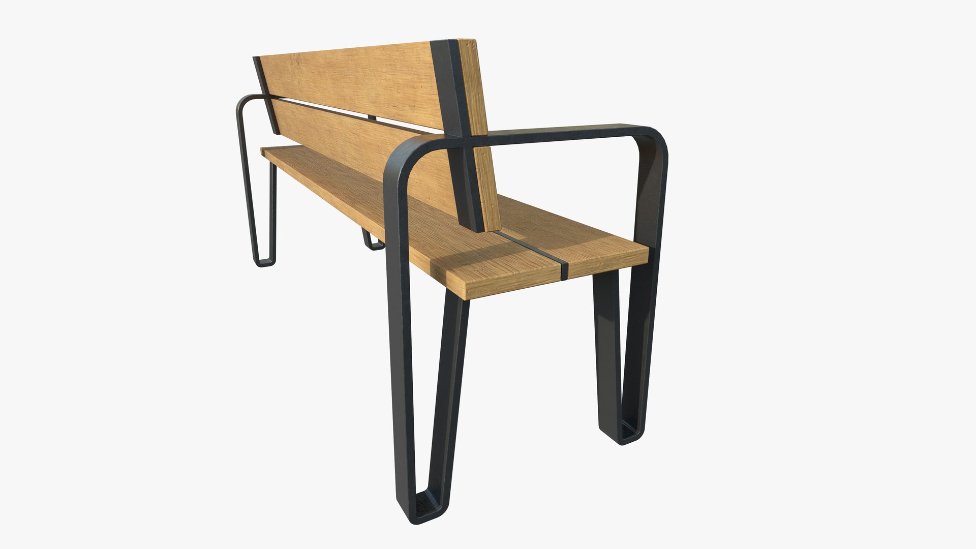 Bench 7 With PBR 4K 8K 3D - TurboSquid 1843491