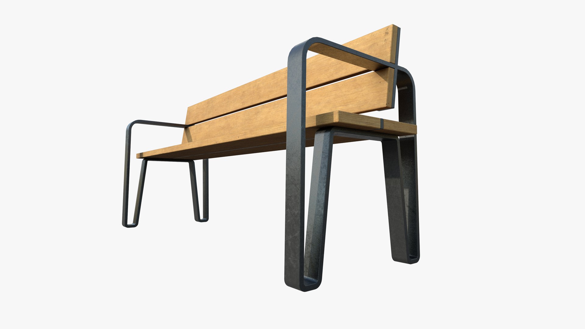 Bench 7 With PBR 4K 8K 3D - TurboSquid 1843491