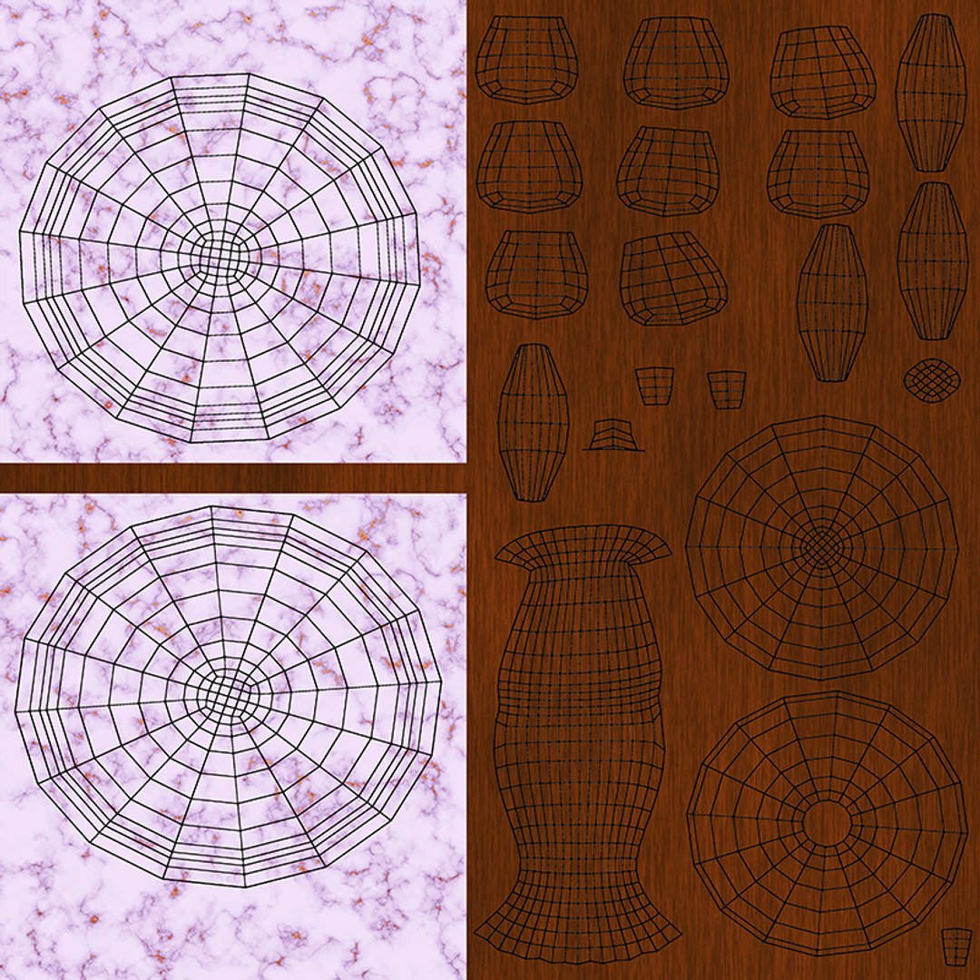 3D Small Tables Collection Model - TurboSquid 1842820