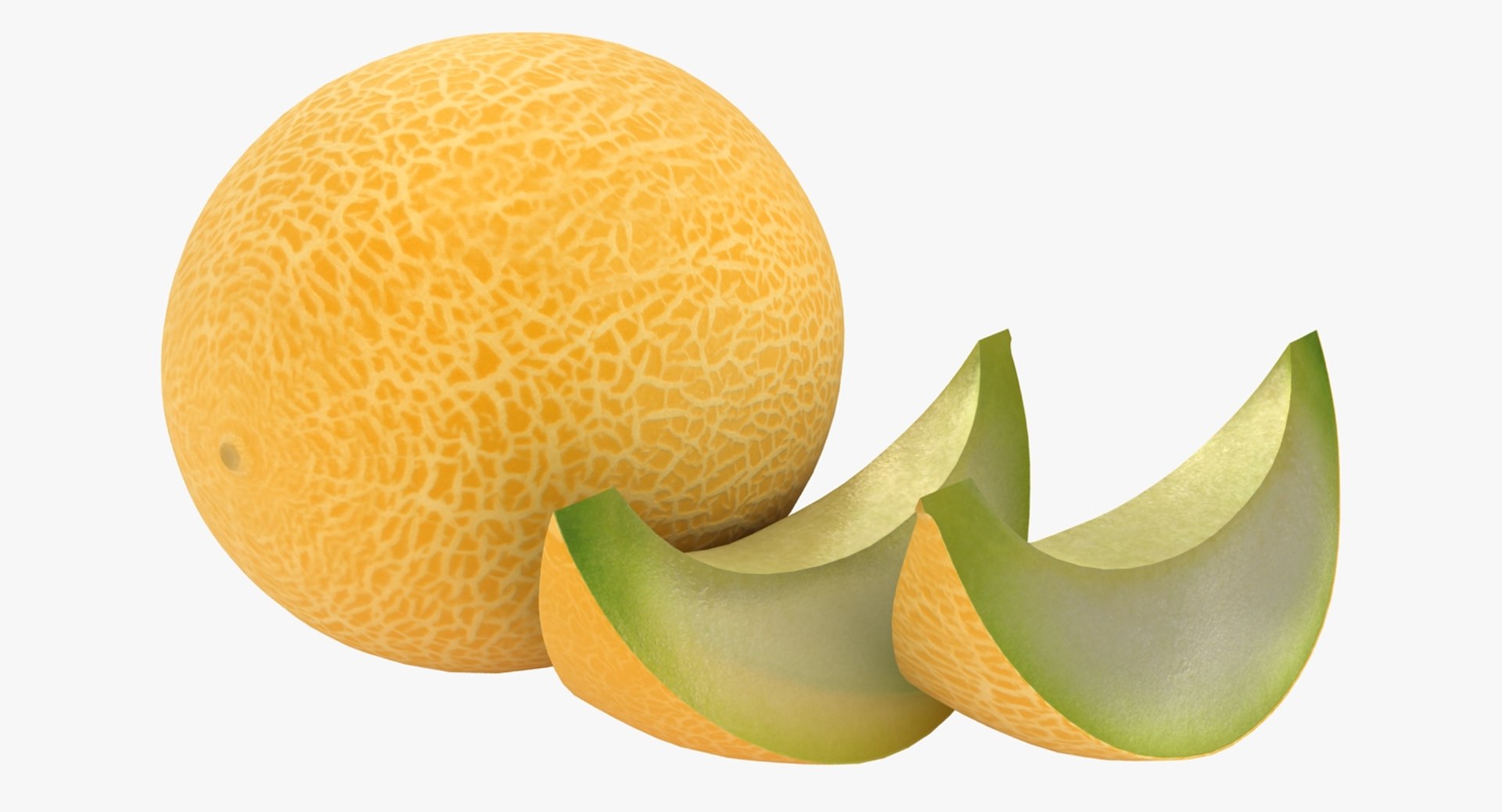 Realistic Melon 02 3D Model - TurboSquid 1182839