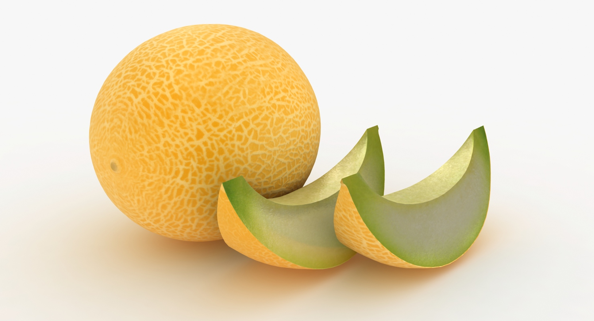 Realistic Melon 02 3D Model - TurboSquid 1182839