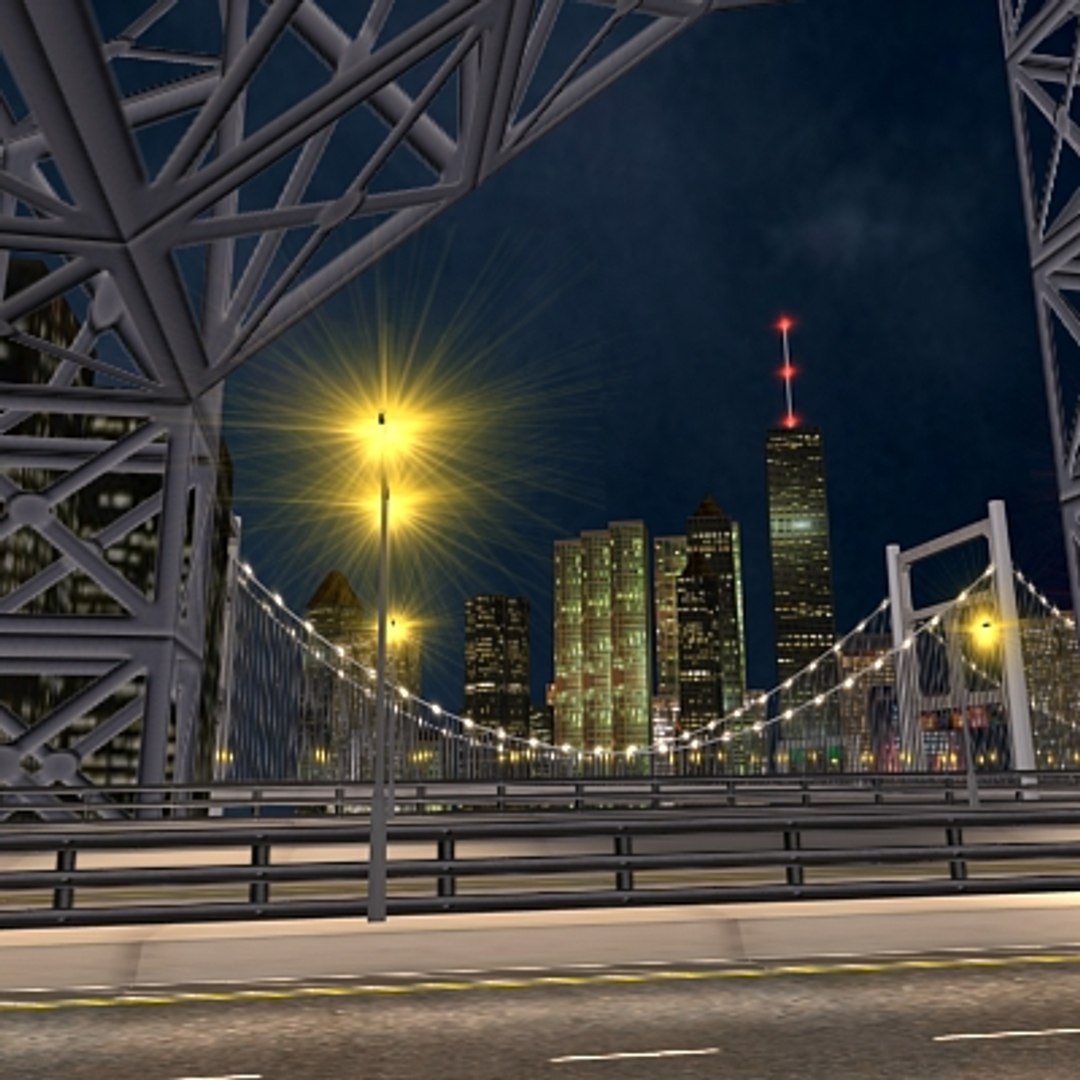 Night City 3d Model
