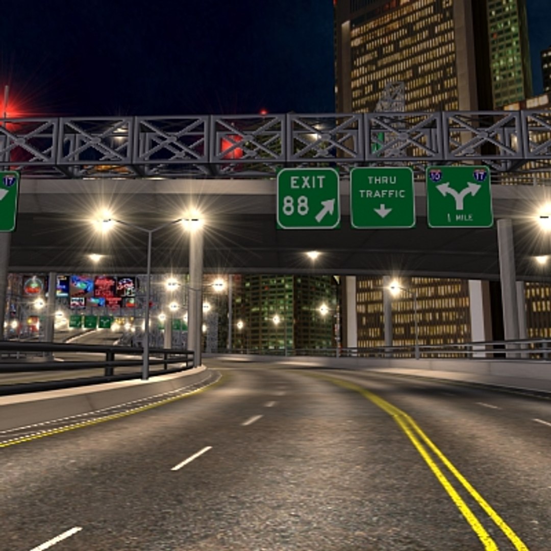 Night City 3d Model